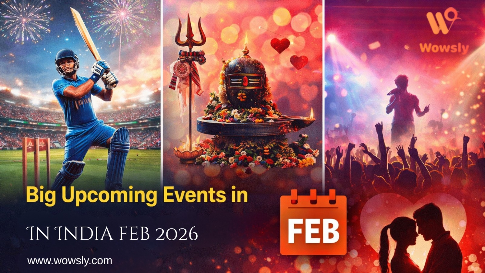 Big Upcoming Events in February 2026 in India | Wowsly